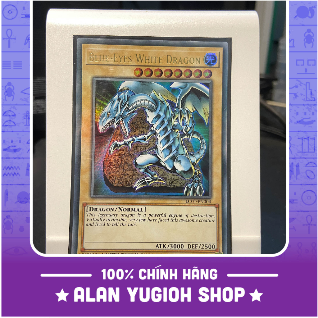 [UK] [ Bài Yugioh Chính Hãng ] Blue-Eyes White Dragon - LC01-EN004 - Ultra Rare Limited Editon ...