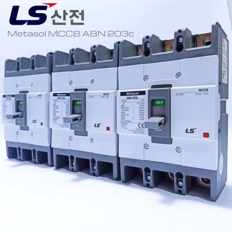 Aptomat 3 Pha ABN 125A~400A,MCCB Metasol 125~400A | Shopee Việt Nam