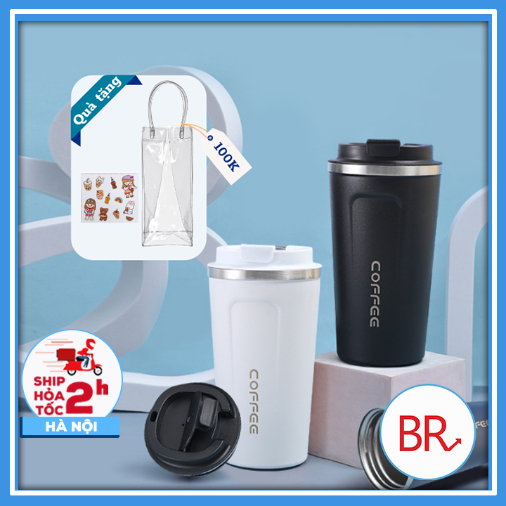 Cốc giữ nhiệt coffee inox 500ml - Ly coffee inox 304 không gỉ, Bình giữ ...