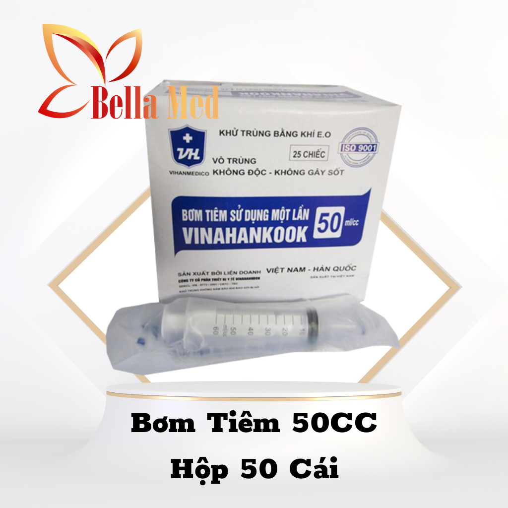 Hộp 100 cây bơm kim tiêm ống chích sử dụng 1 lần 1cc/ml, 3cc/ml, 5cc/ml, 10cc/ml, 20cc/ml ...