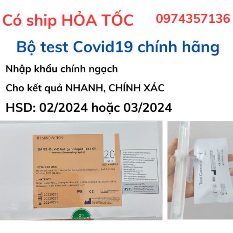 Bộ kit test nhanh COVID 19 chính xác, được BYT cấp phép, đạt chất lượng ...