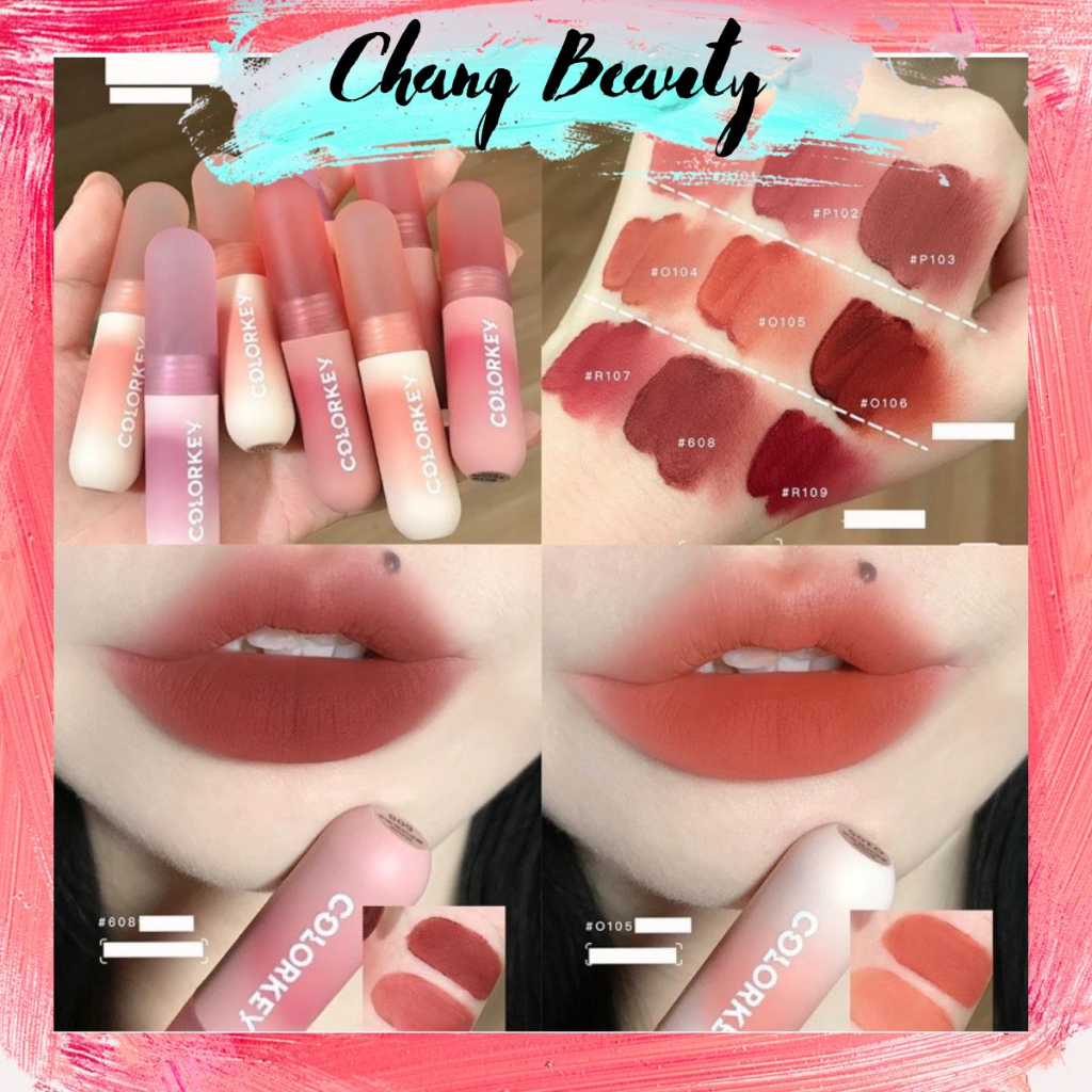 [Colorkey] Son Colorkey Mousse Lipstick chính hãng nội địa trung, chất ...
