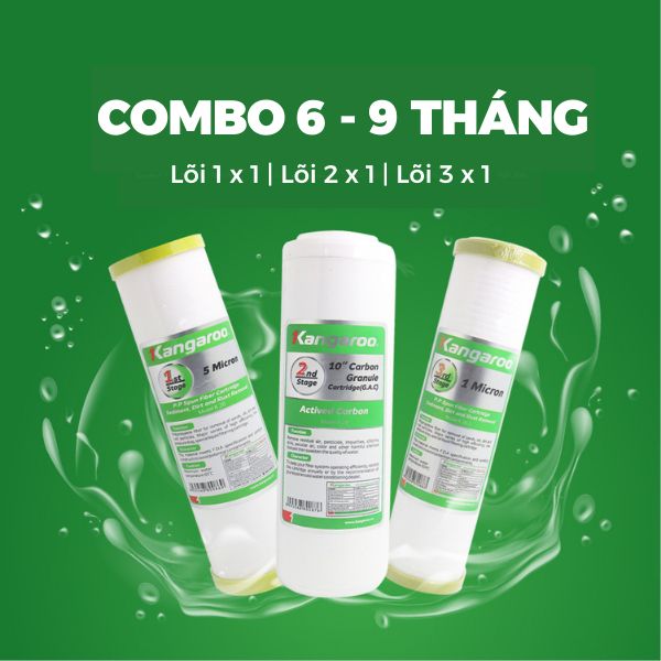 Lõi lọc nước số 1 2 3 RO Kangaroo hàng chính hãng ANKOMI | Shopee Việt Nam