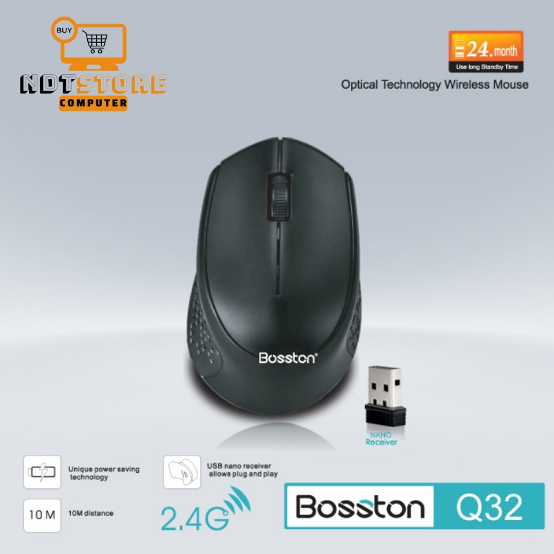 Chuột Không Dây Bosston Q32 - Wireless Mouse Bosston Q32 Chuột Không ...