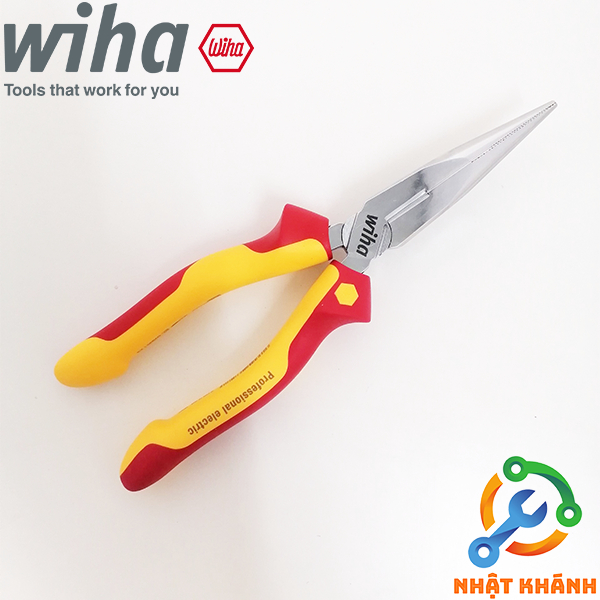 Kìm Mỏ Nhọn, Kềm Mỏ Nhọn 8”/200mm Cách Điện 1000V WIHA 26727 chính hãng ...