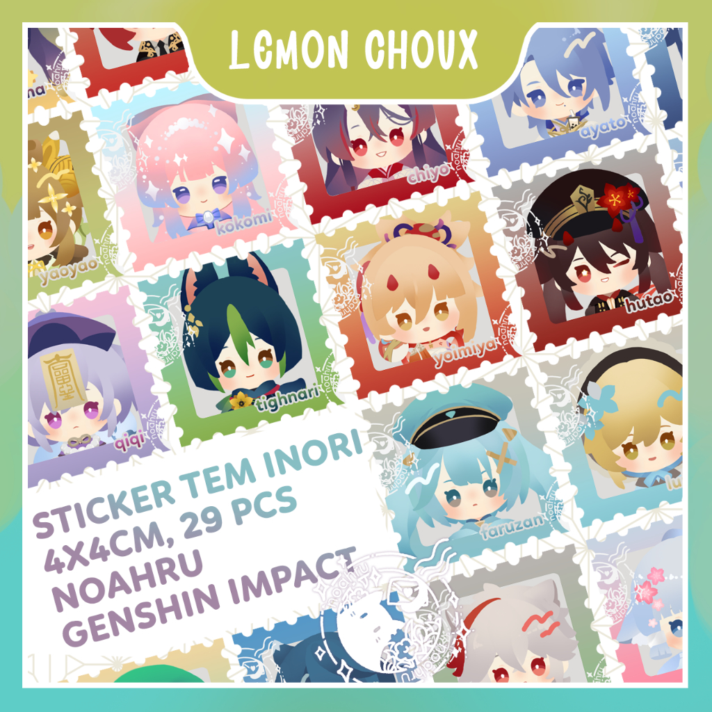 Sticker Inori Genshin Impact 4x4cm | Shopee Việt Nam