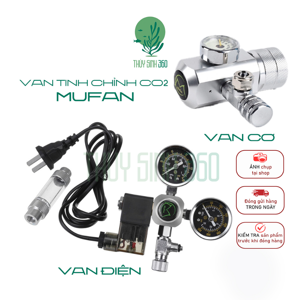 Van Tinh Chỉnh Co2 Mufan chính hãng - Sử Dụng Cho Bình Khí Co2 Thủy ...