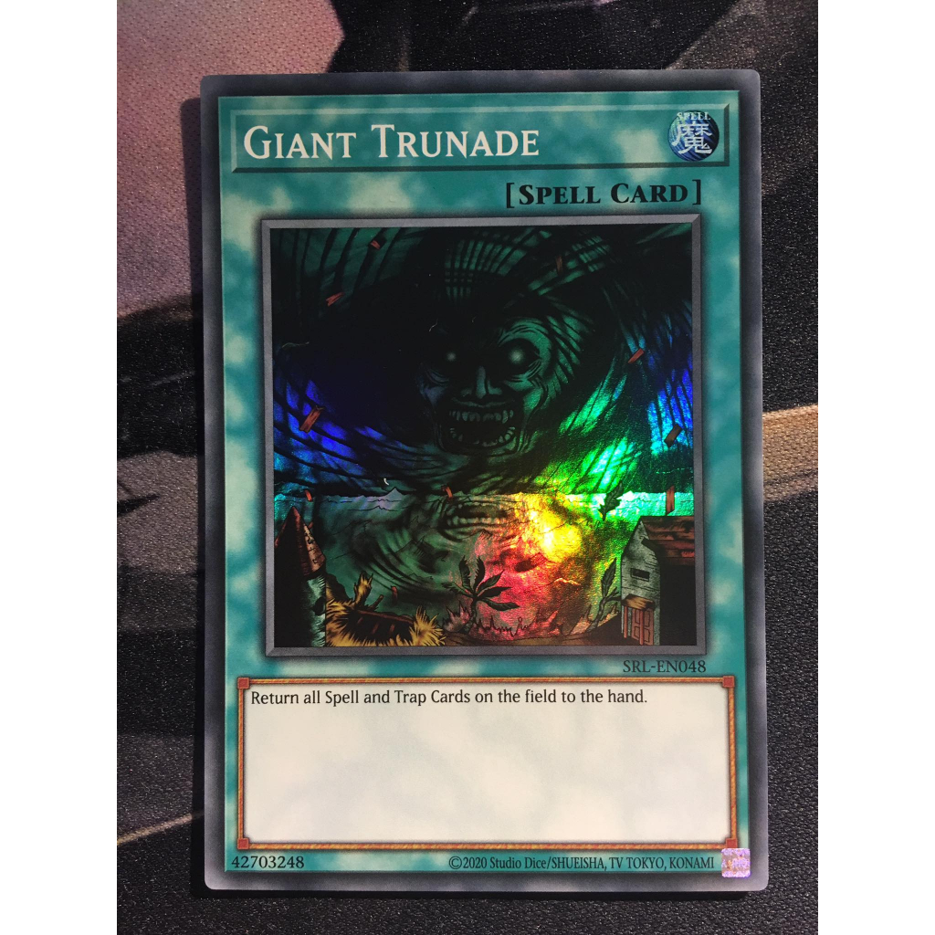 Bài yugioh thời đầu duel monster - Giant Trunade - SRL-EN048 - Super ...