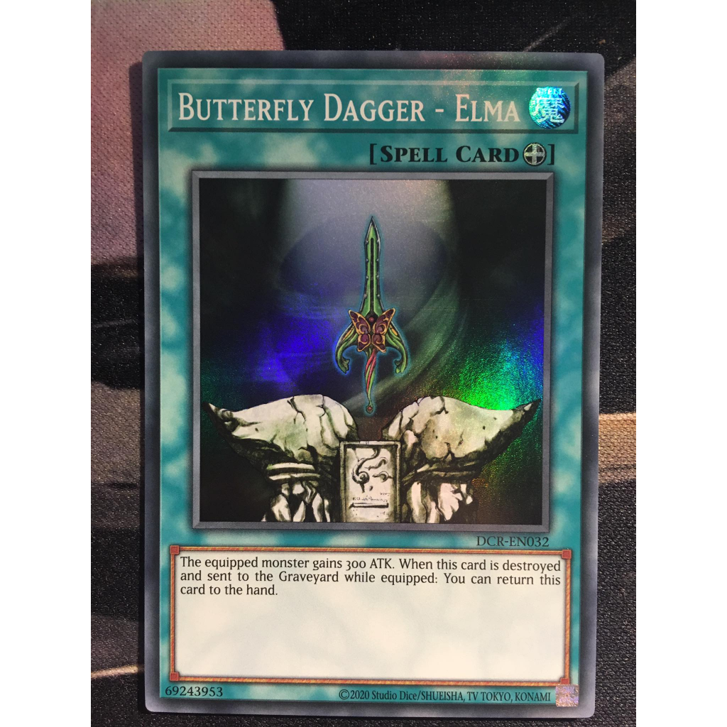 Bài yugioh thời đầu duel monster - Butterfly Dagger - Elma - DCR-EN032 ...