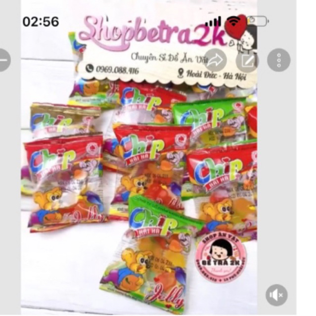 [Giá sỉ] Kẹo dẻo chip jelly Hải Hà (gói 16gr) | Shopee Việt Nam