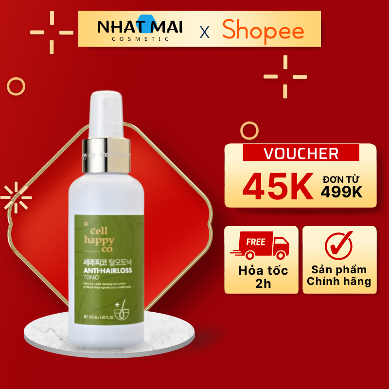Xịt kích thích mọc tóc Cell happy co chính hãng Hàn Quốc | Shopee Việt Nam