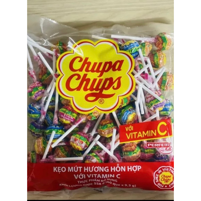 Kẹo mút chupa chúp gói 60 que -Chupa Chups | Shopee Việt Nam
