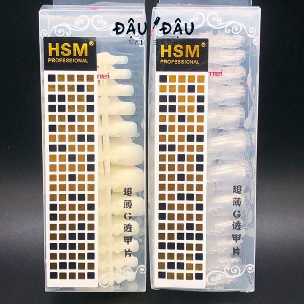 Hộp 504 móng úp chân HSM chính hãng dạng vỉ chuẩn phom bên đẹp | Shopee ...