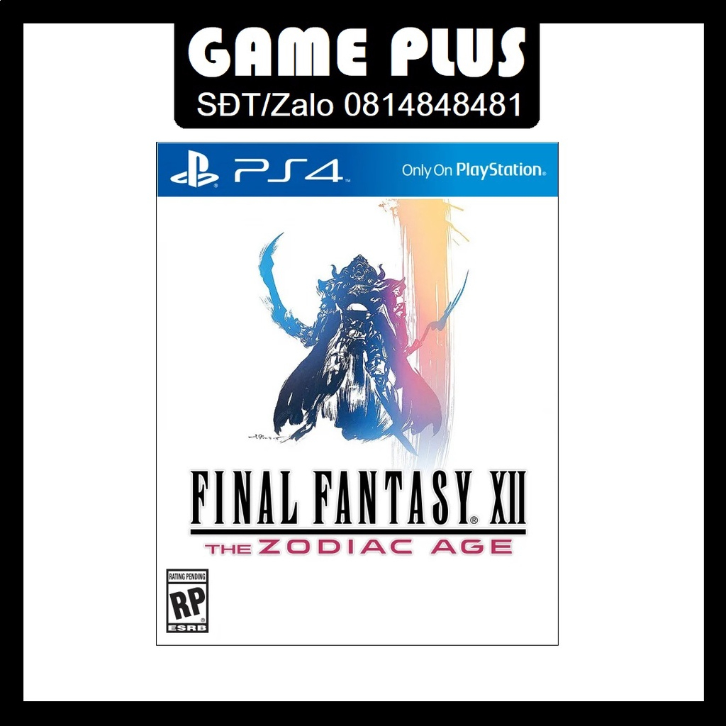 Đĩa Game New Final Fantasy XII The Zodiac Age cho máy PS4 PS5 | Shopee ...