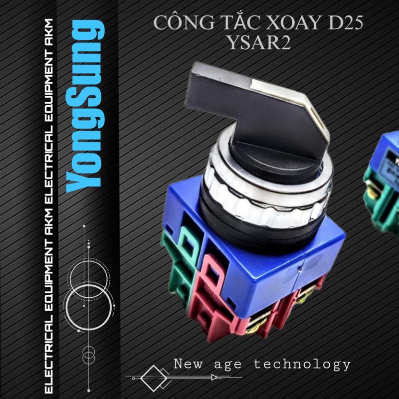 Công Tắc Xoay 2 Vị Trí,Xoay 3 Vị Trí Yongsung | Shopee Việt Nam
