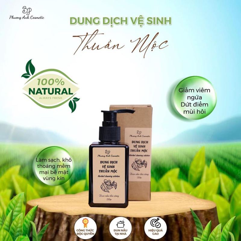 DUNG DỊCH VỆ SINH THUẦN MỘC | Shopee Việt Nam