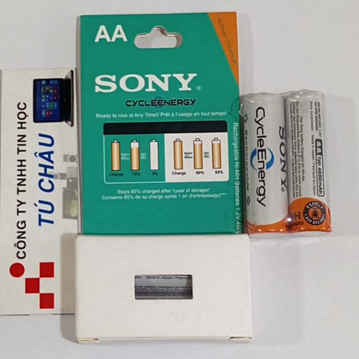 Pin sạc AA SONY CycleEnergy: Cặp (Vĩ 2 Viên) | Shopee Việt Nam