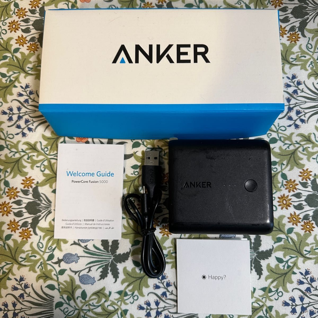 Củ sạc kiêm Pin Sạc Dự Phòng Anker PowerCore Fusion 5000mAh - A1621 | Shopee Việt Nam