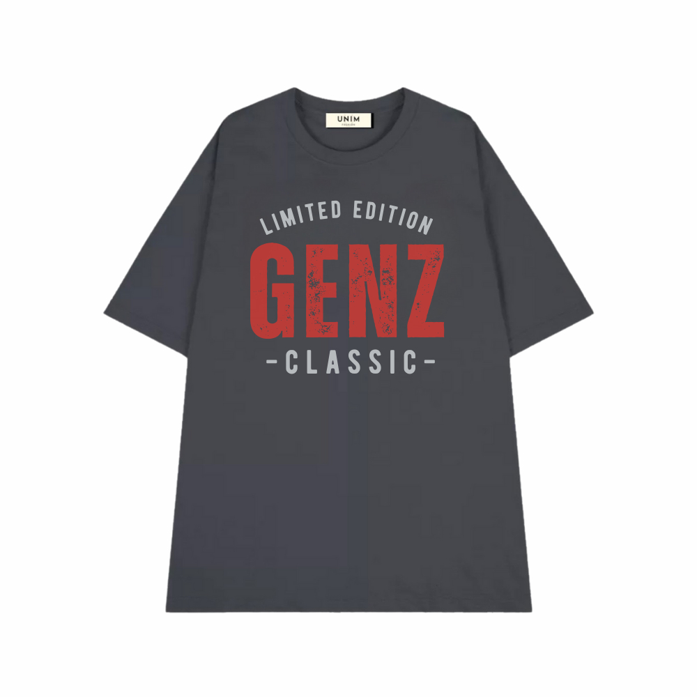 [VẢI 250 GSM] Áo Thun GenZ Unisex Local Brand Unim Store 100% Cotton ...