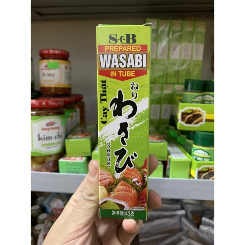 Lọ mù tạt wasabi SB 43g siêu cay | Shopee Việt Nam