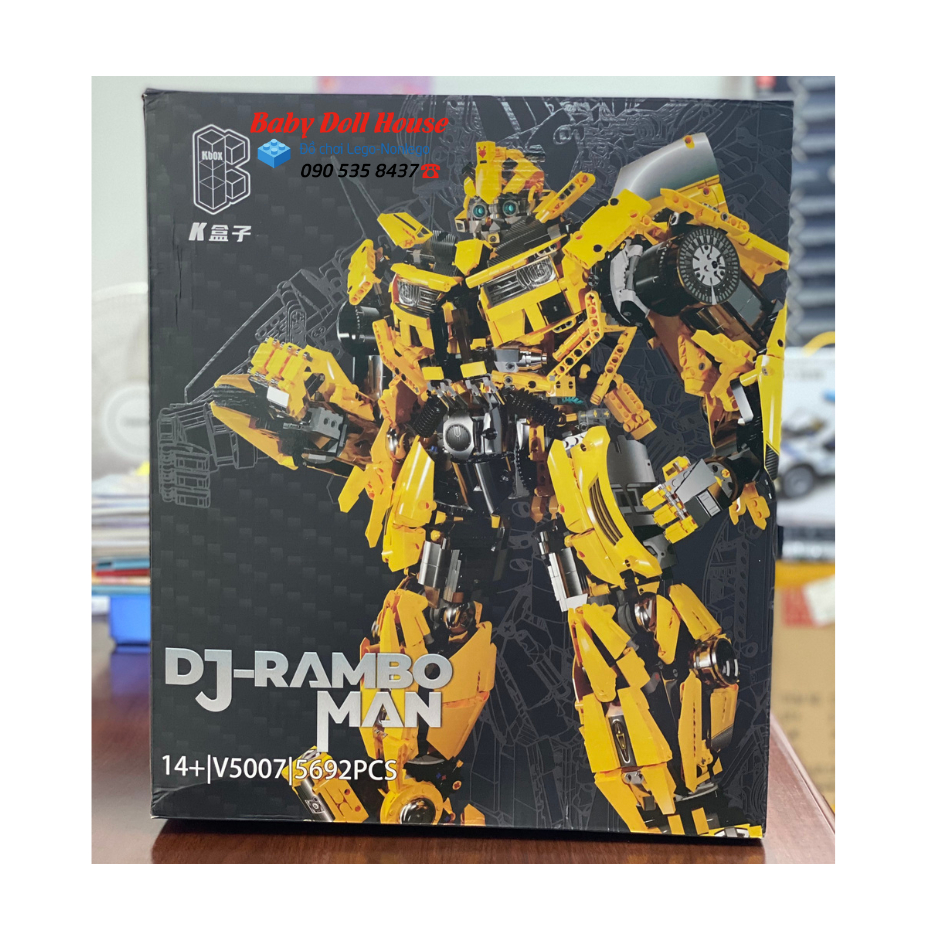 Đồ chơi lắp ráp người máy Rambo Man Bumblebee Robot with 5692 Pieces ...