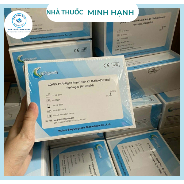 Kit test nhanh nước bọt Easy Diagnosis Covid-19 Antigen Rapid Test hộp ...