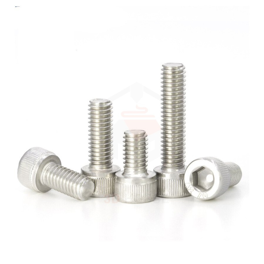 Set 10 con Ốc - Bulong Lục Giác Inox chìm 304 M3 M4 M5 M6 các độ dài ...