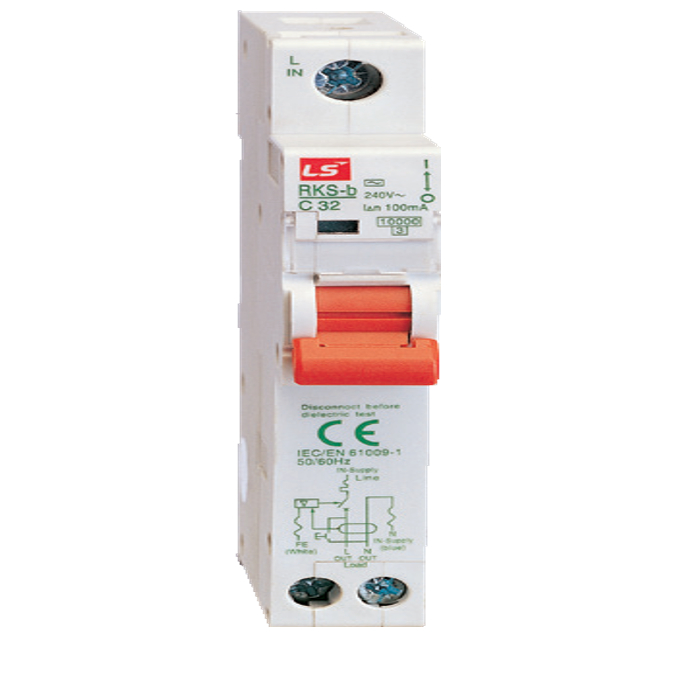 Aptomat chống giật (RCBO) RKS 1P+N 6A, 10A, 16A, 20A, 25A, 32A 30mA LS | Shopee Việt Nam