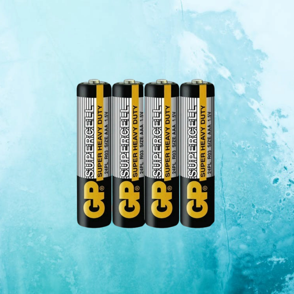 Pin AAA GP SuperCell Giá Tốt - Pin 3A, Pin Carbon Vỉ 4 Viên Chính Hãng ...