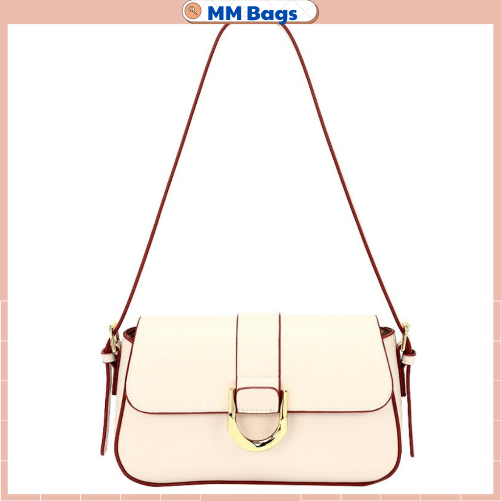 Túi cnk móng ngựa MM Bags túi kẹp nách size 23 đi chơi da đẹp form cứng cáp | Shopee Việt Nam