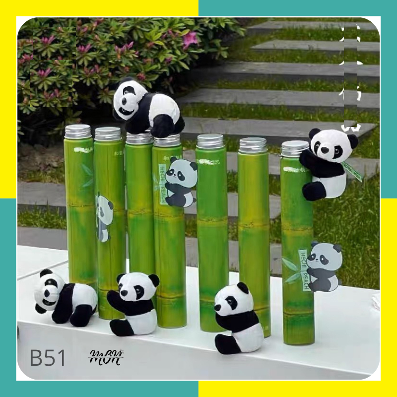 🌸order🌸 Bình Nước Gấu Trúc ôm ống Tre Cực Dễ Thương Combo 5 Món Hàng Order Nội địa Trung