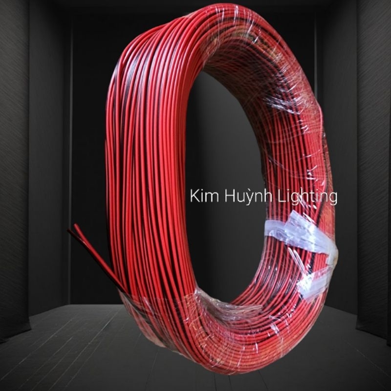 Dây điện nhỏ đỏ đen dùng để chấm chì hàn led 12V, hàn mạch (giá 1m ...