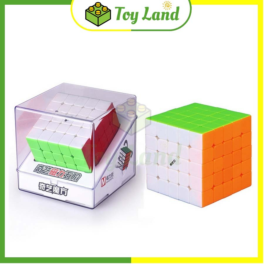 Rubik 5x5 QiYi MS Stickerless Có Nam Châm Rubic 5 Tầng 5x5x5 Không Viền Đồ Chơi Lắp Ráp Xếp Hình ...