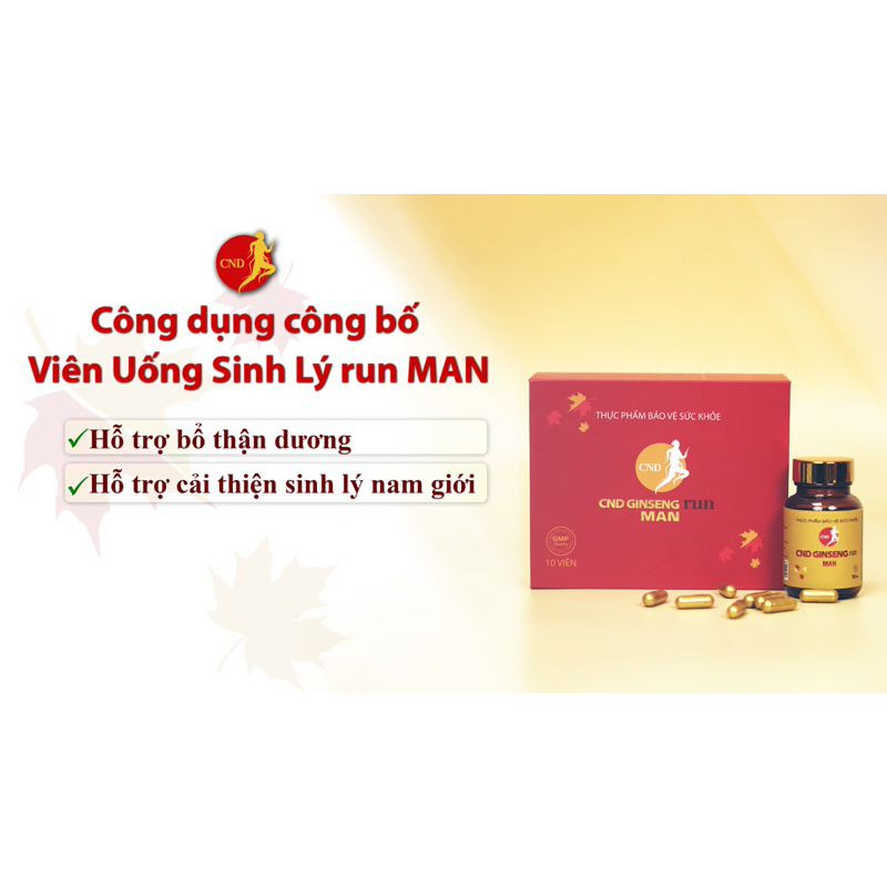Viên uống hỗ trợ sinh lí nam CND GINSENG RUN MAN | Shopee Việt Nam