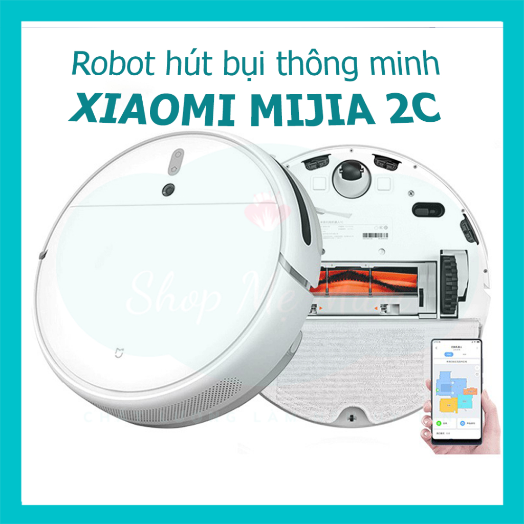 Robot hút bụi lau nhà Xiaomi Mijia 2C - kèm HDSD tiếng việt | Shopee ...