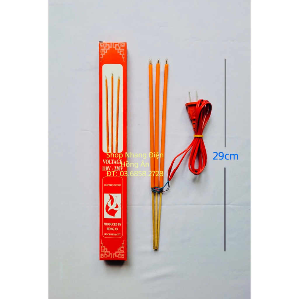 Bộ 3 cây nhang điện bằng nhựa gọn nhẹ dễ sử dụng. | Shopee Việt Nam