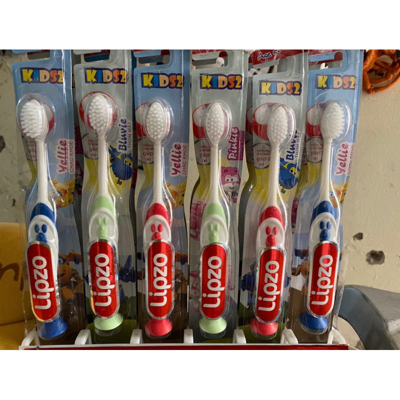 Bàn Chải Đánh Răng Lipzo Kids 2 Hình Thú Dành Cho Bé Trên 5 Tuổi ...