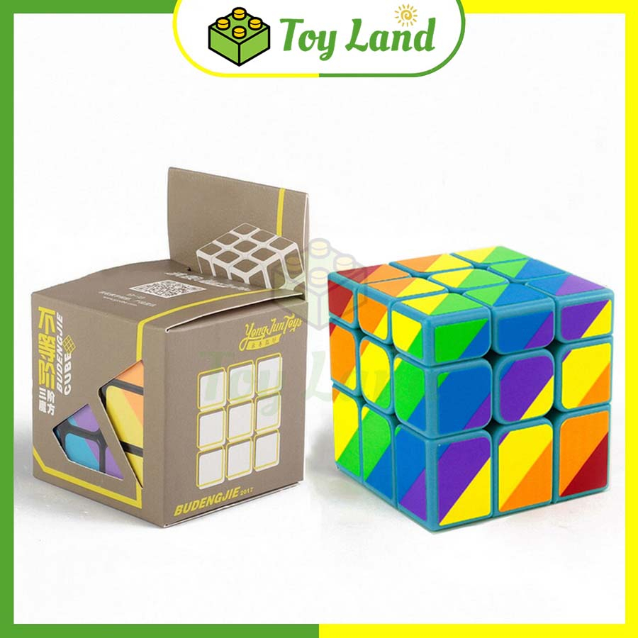 Rubik Unequal Six Color Miror Cube 6 Color Yj Rubic Biến Thể 3x3 Cầu