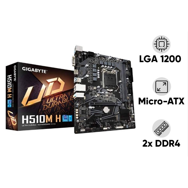 Main Gigabyte H510M H (Socket 1200, HDMI+VGA, DDR4, M2) - Chính hãng ...