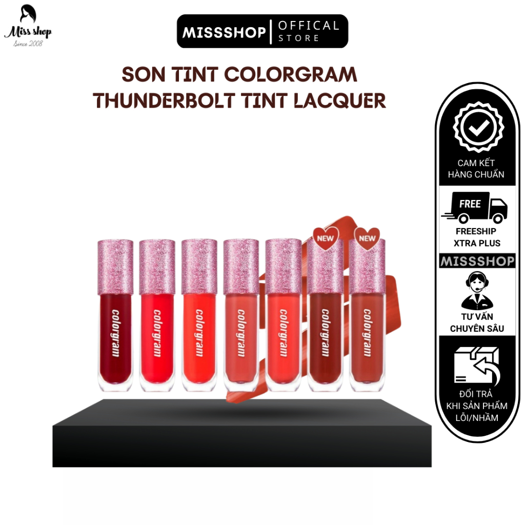 SON TINT COLORGRAM THUNDERBOLT TINT LACQUER | Shopee Việt Nam