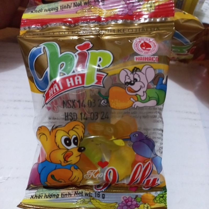 Kẹo dẻo Chip Jelly Hải Hà 16g | Shopee Việt Nam