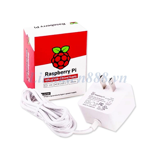 Nguồn Raspberry Pi 4 chính hãng 5V 3A cổng Type-C | Shopee Việt Nam