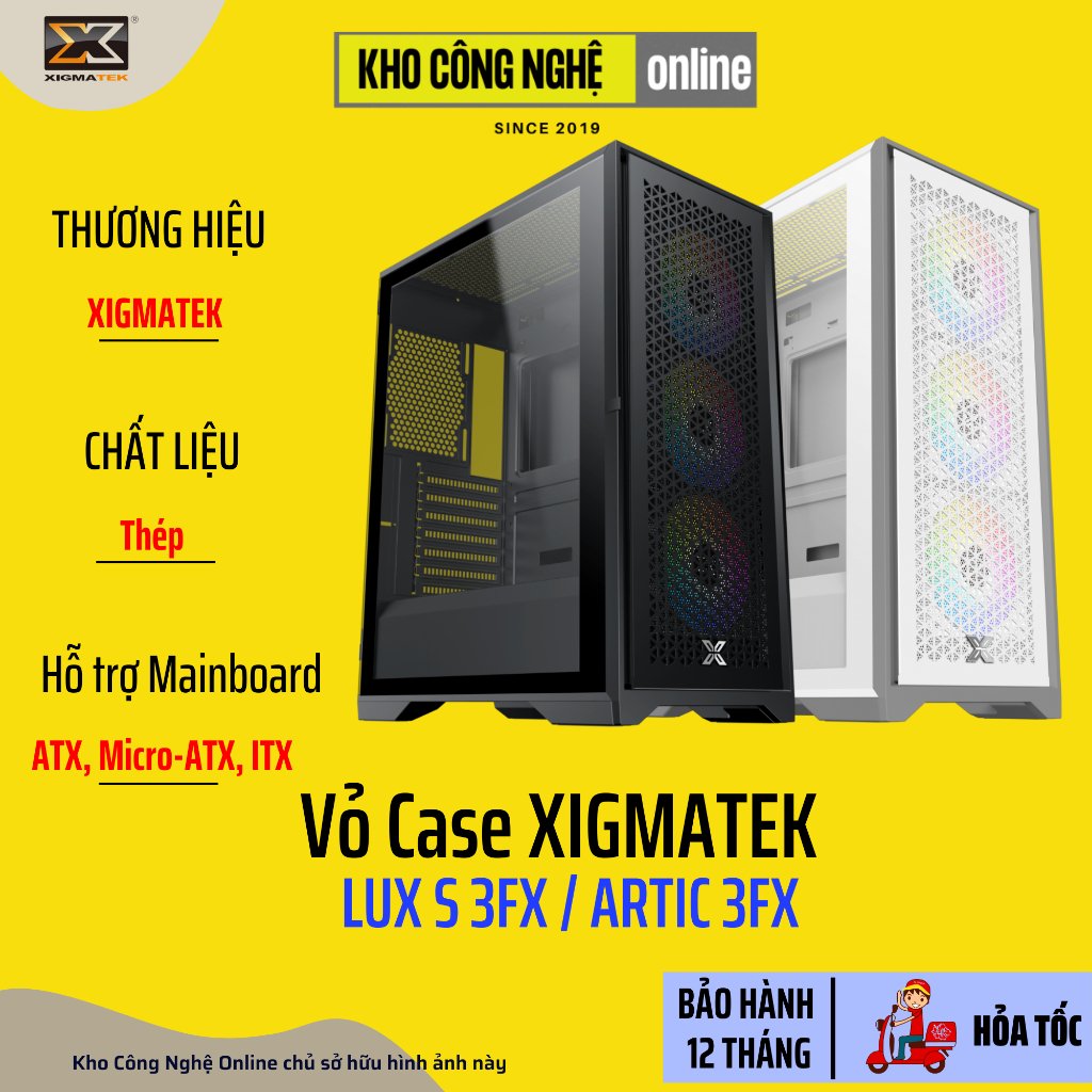 Vỏ Case Máy Tính XIGMATEK LUX S 3FX / ARTIC 3FX - PREMIUM GAMING ATX ...