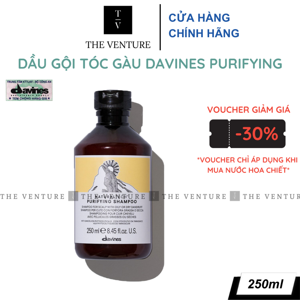 Dầu Gội Tóc Gàu Davines NaturalTech Purifying Shampoo Chính Hãng - 250ml & 1000ml | Shopee Việt Nam