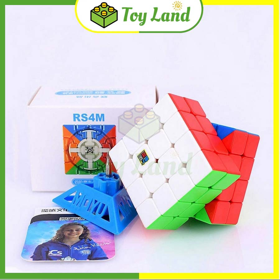 Rubik 4x4 RS4M 2020 Stickerless Có Nam Châm Rubic RS4 M MoYu MeiLong 4 Tầng Rubic 4x4x4 Đồ Chơi ...