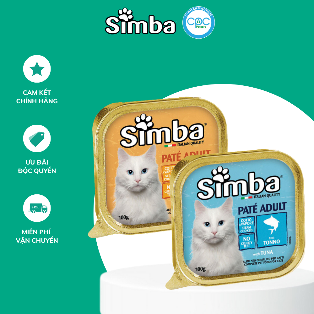 Pate cho mèo Simba nhập khẩu từ Ý | Shopee Việt Nam