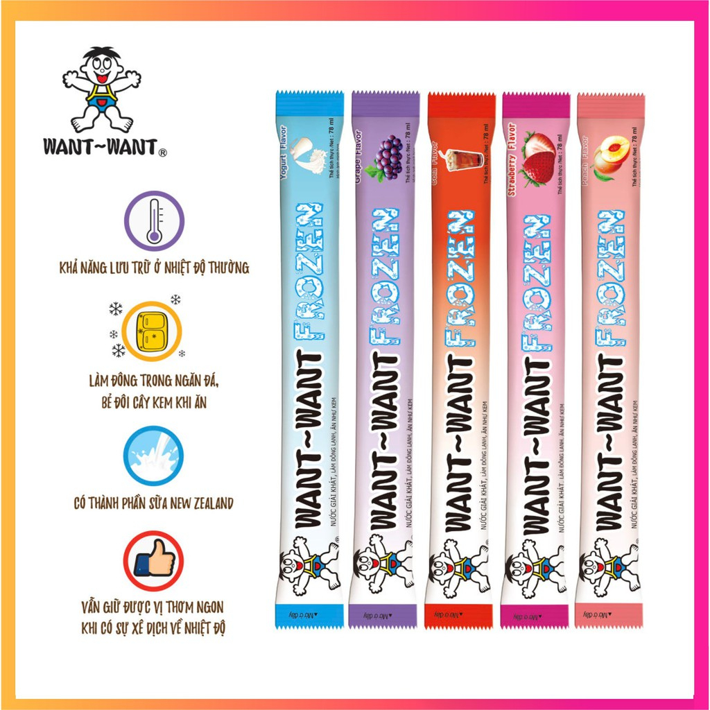 Kem trái cây Want Want (10 cây) | Shopee Việt Nam