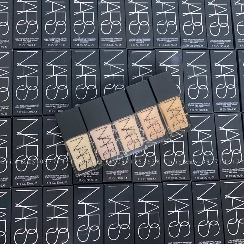 Có sẵn - Kem nền NARS Light Reflecting Foundation tone L0, L1, L2, L2.5 ...