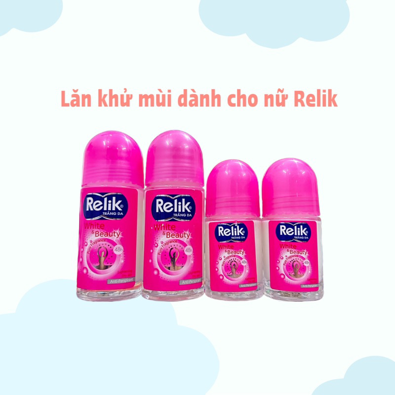 Lăn khử mùi Relik White & Beauty dành cho nữ | Shopee Việt Nam