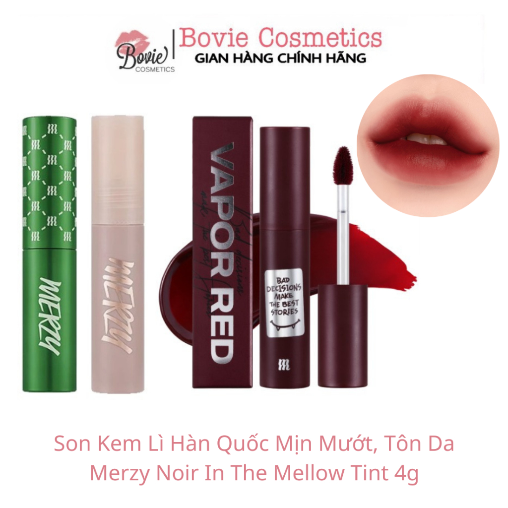 (M13 VỎ ĐỎ)Son kem lì Merzy Another me The First Velvet Tint V6 Vỏ xanh ...